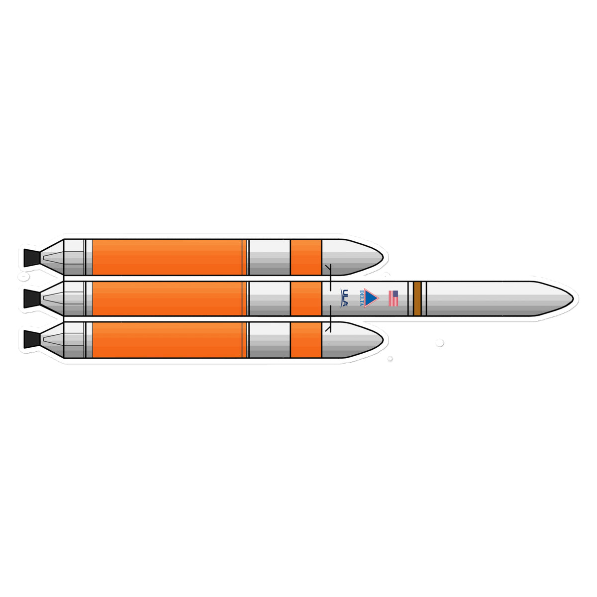 Delta IV Heavy Jumbo Sticker – TheLaunchPad Shop